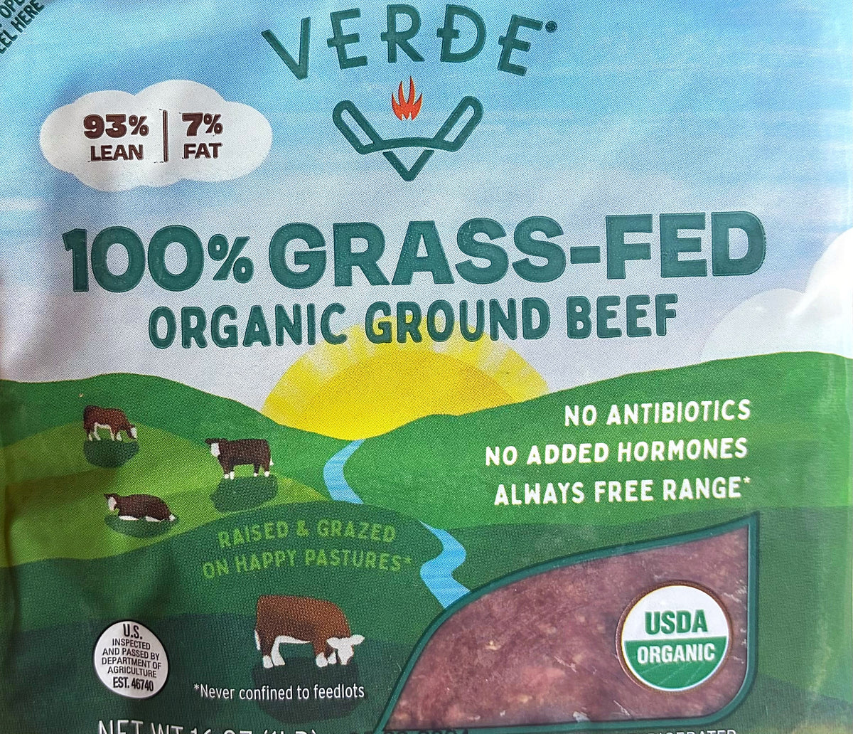 93/7 Grassfed Ground Beef – The Organic Butcher Shop