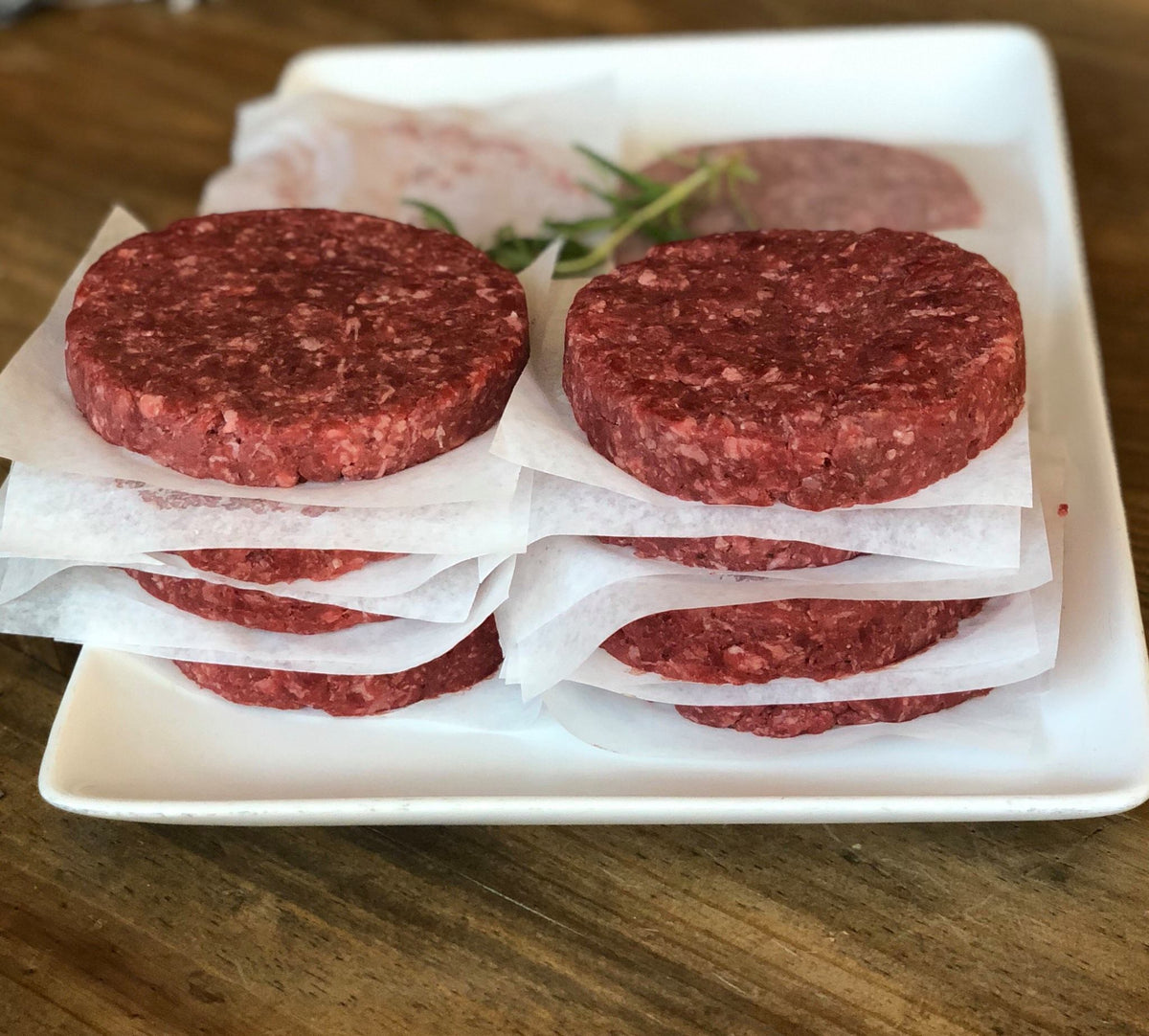 Plain Steak Burgers – The Organic Butcher Shop
